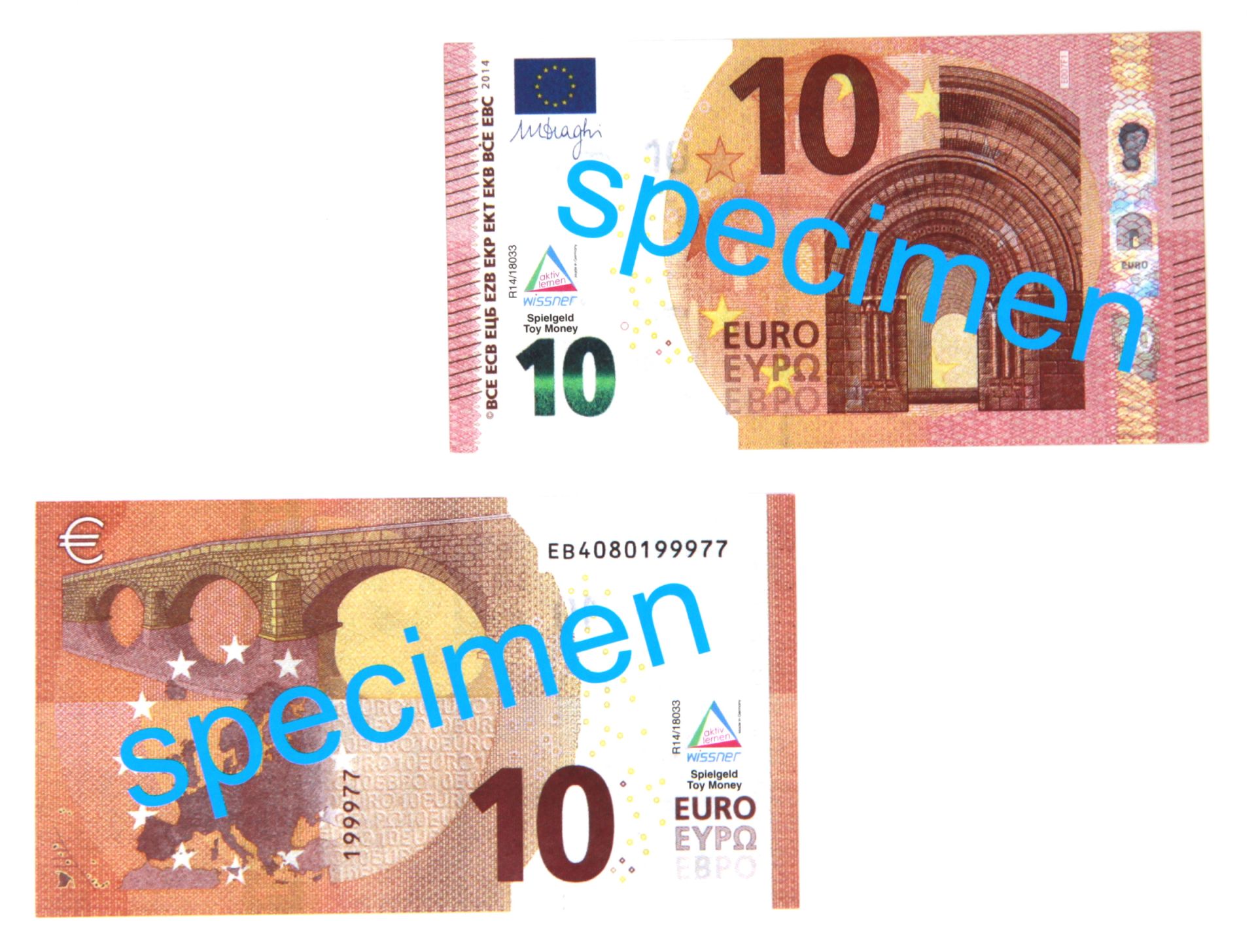 100 Euro-Schein (100 Stück) Spielgeld Kaufmannsladen Rechengeld Scheine ...