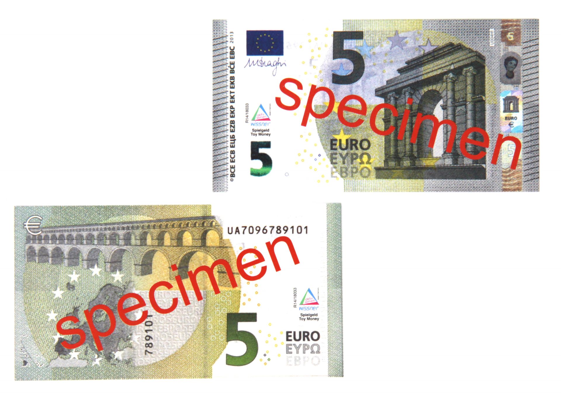 5 Euro - notes (100 pcs)